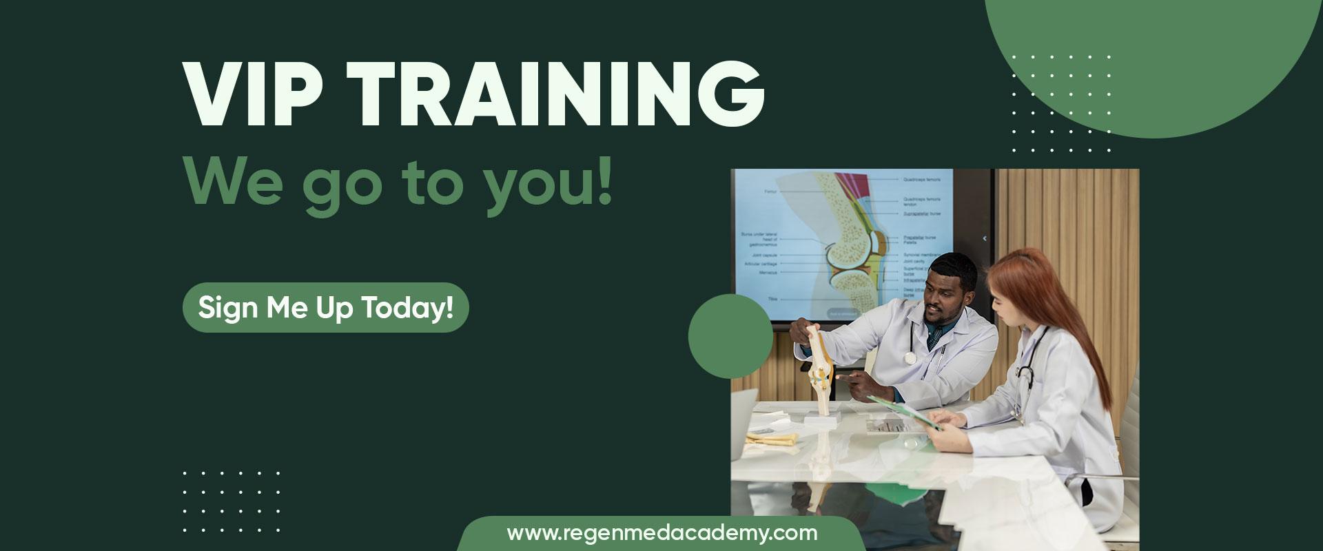 Regenerative Medicine Training: VIP Hands-On Course On-Site